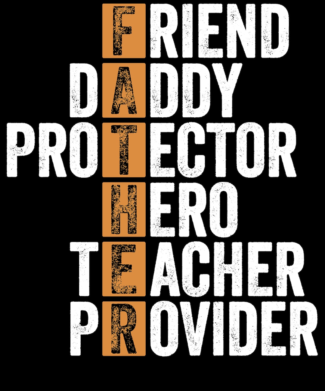 Father's Day SVG, Father Definition Acronym SVG, Father Hero Provider ...