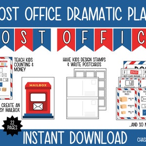 Post Office Dramatic Play, Mailman Dramatic Play, Pretend Play ...