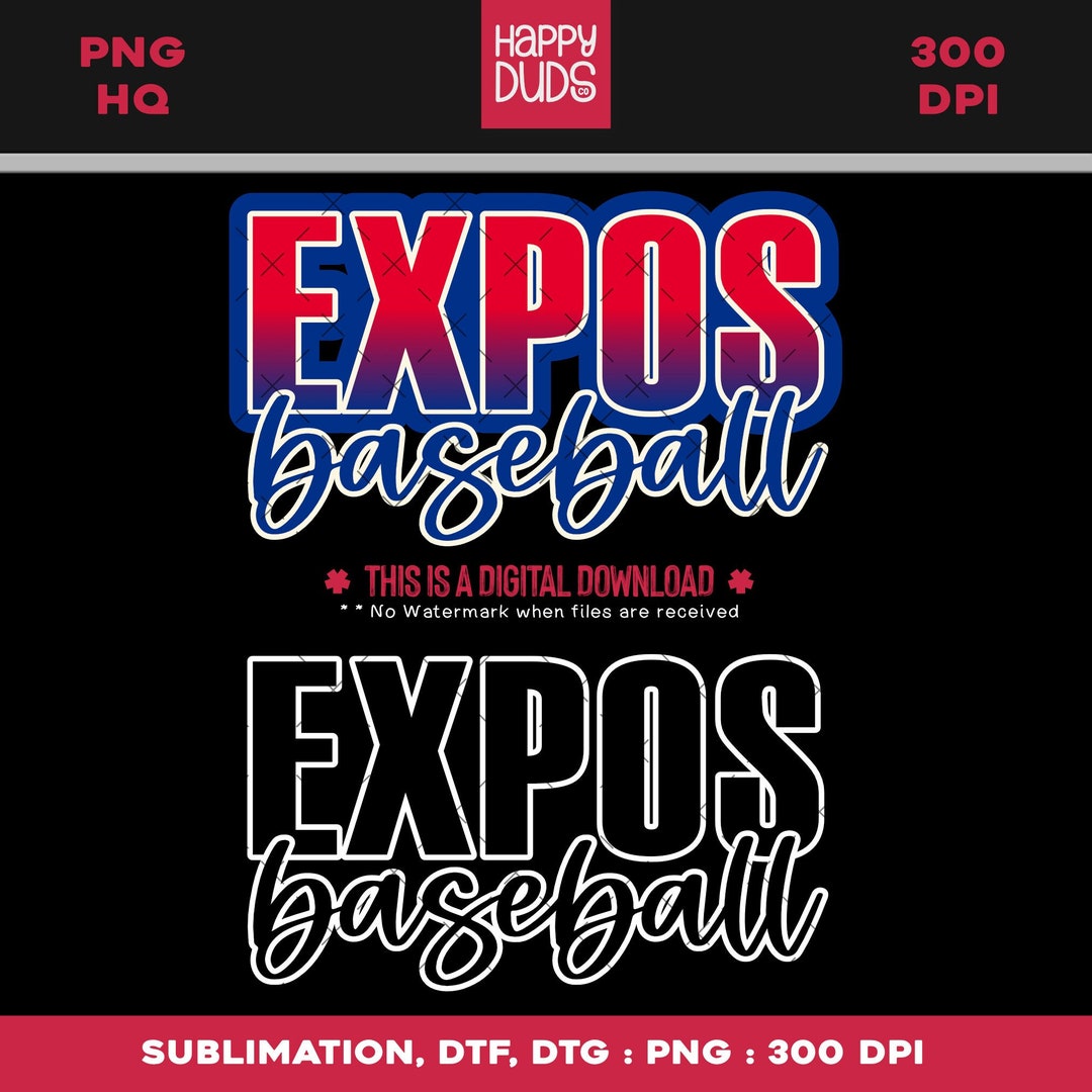 Expos Baseball, Expos Baseball Png, Expos Png, Expos Baseball Design ...