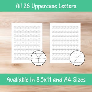 Letter Tracing Bundle - Uppercase and Lowercase Worksheet Set ...