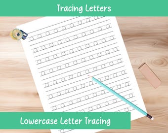 Lowercase Alphabet Handwriting Practice - Etsy