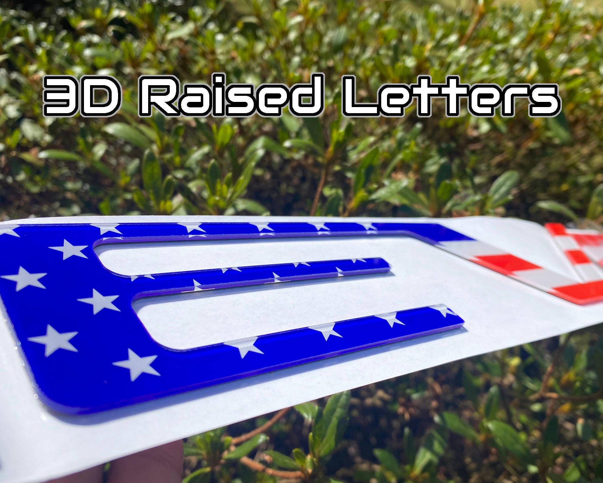 Chevy Silverado Tailgate Letter Overlay, 4th Gen 2019-present Decal, 3D ...