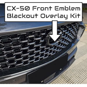 CX-5 CX-50 Cx30 Emblem Blackout Overlay Kit, for Mazda CX5 CX 50, Car ...