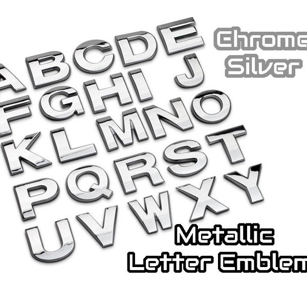 Chrome Emblem - Etsy