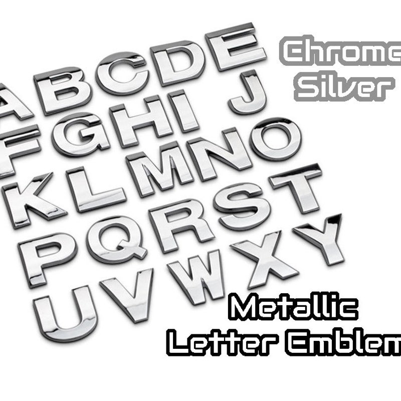 Chrome Emblem - Etsy