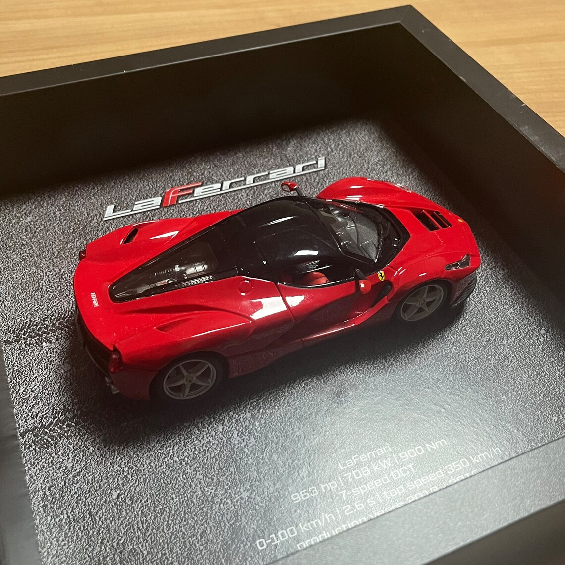 Laferrari 3D Frame Led Light Gift for Family 1/24 - Etsy