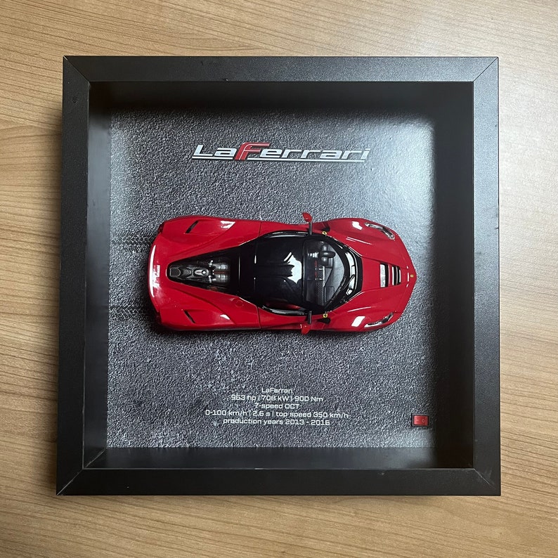 Laferrari 3D Frame Led Light Gift for Family 1/24 - Etsy