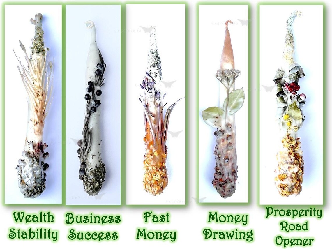 PROSPERITY SPELL CANDLES, Money Drawing, Fast Cash, Business Success ...