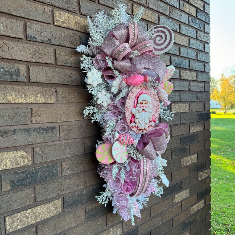 Christmas Swag, Christmas Pastel Swag, Santa Swag, Sweet Treat ...