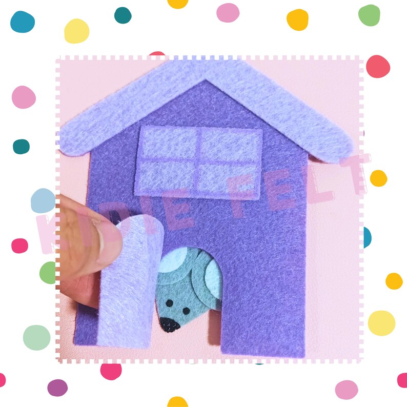 Felt Mouse Story Set - Circle Time Color Game, Preschool Activity ...