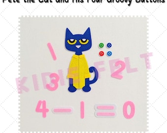 Pete the Cat Four Groovy Buttons - Etsy