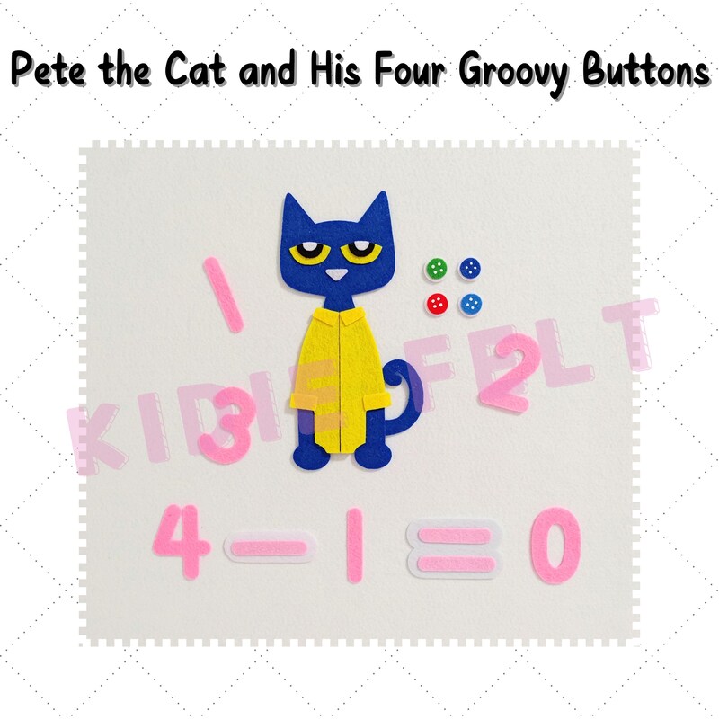 Pete the Cat Felt - Etsy