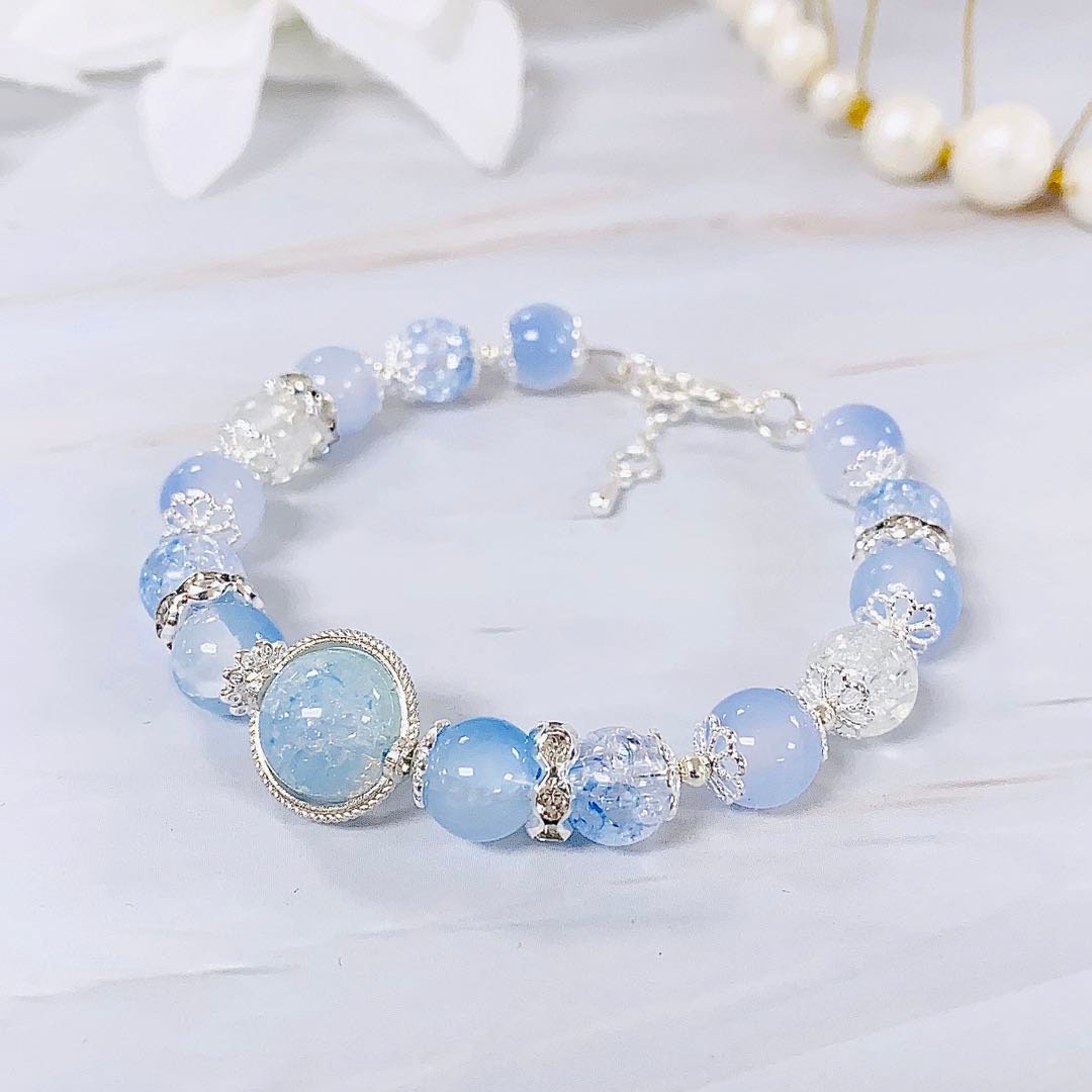8mm Glass Bead Bracelet | Great Gift Idea - Etsy