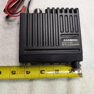 Anysecu CB-40M AM FM Mini Mobile Radio Transceiver 4pin Mini Microphone ...