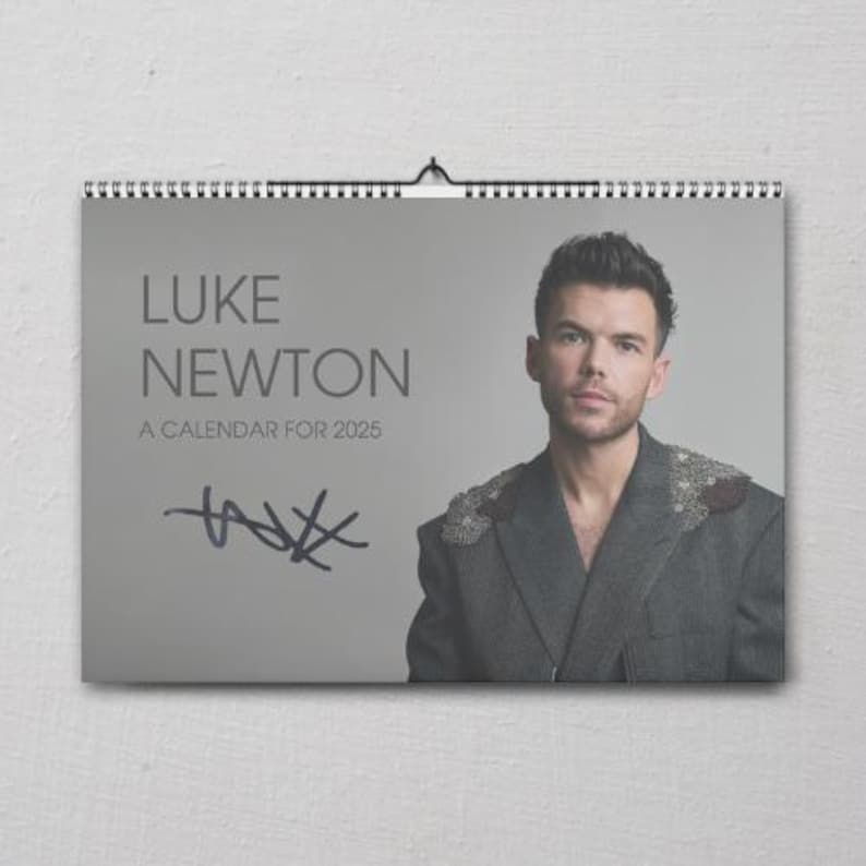 Luke Newton | Colin Bridgerton - Printable Calendar for 2026 - Etsy UK