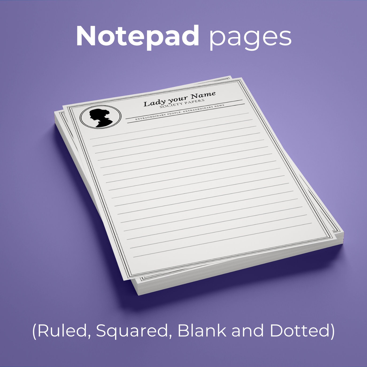 Bridgerton Planner | for Digital and Print | Undated | Yearly, Monthly ...