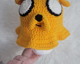 Jake the Dog Crochet Hat Pattern - Etsy