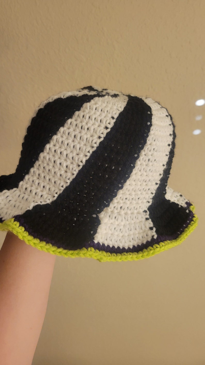 Beetlejuice Inspired Bucket Hat - Etsy