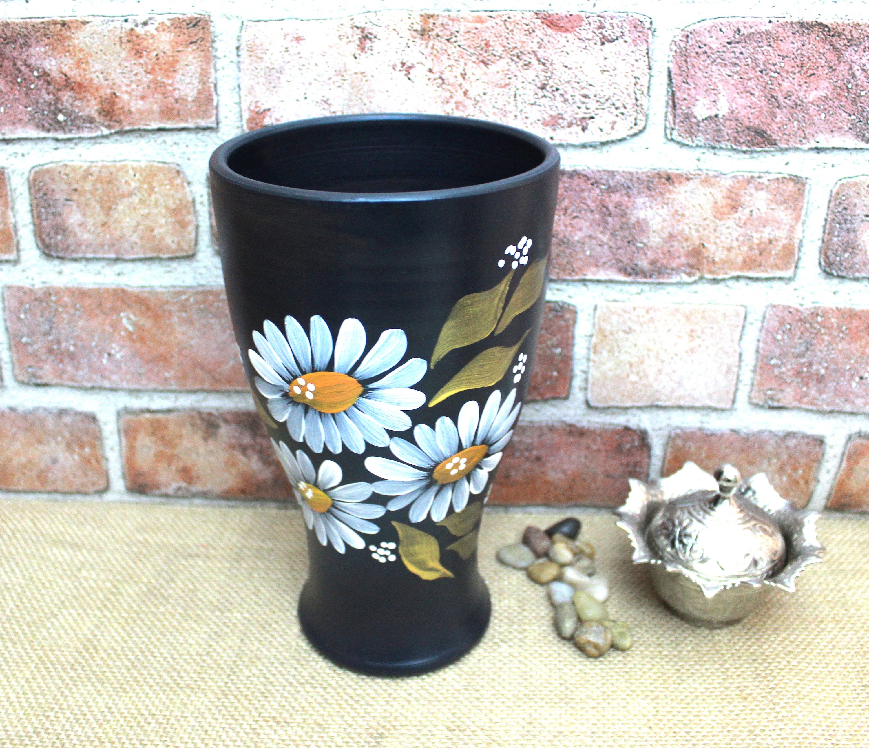 Daisy Vase, Ceramic Vase, Handmade Vase, Home Decor, Gifts for Her ...