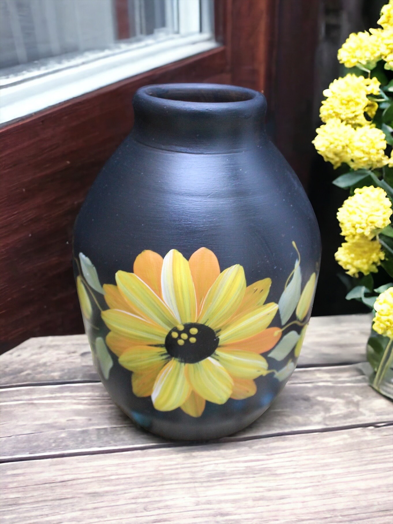 Sunflower Vase, Bud Vases, Handmade Vases, Ceramic Vases, Gifts for Mom ...