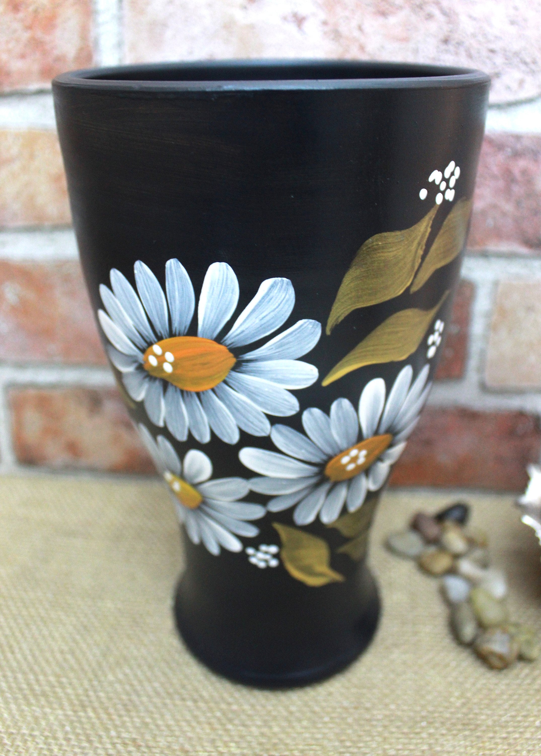 Daisy Vase, Ceramic Vase, Handmade Vase, Home Decor, Gifts for Her ...
