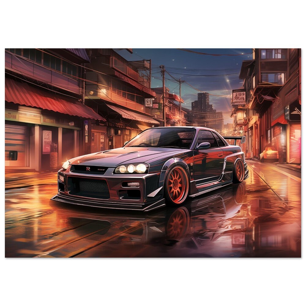 Nissan Skyline Poster Legendary JDM Icon for Your Wall - Etsy