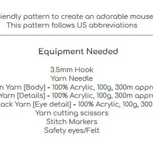 Crochet PATTERN - Mouse Doorstop [beginner Friendly] PDF File [garden ...