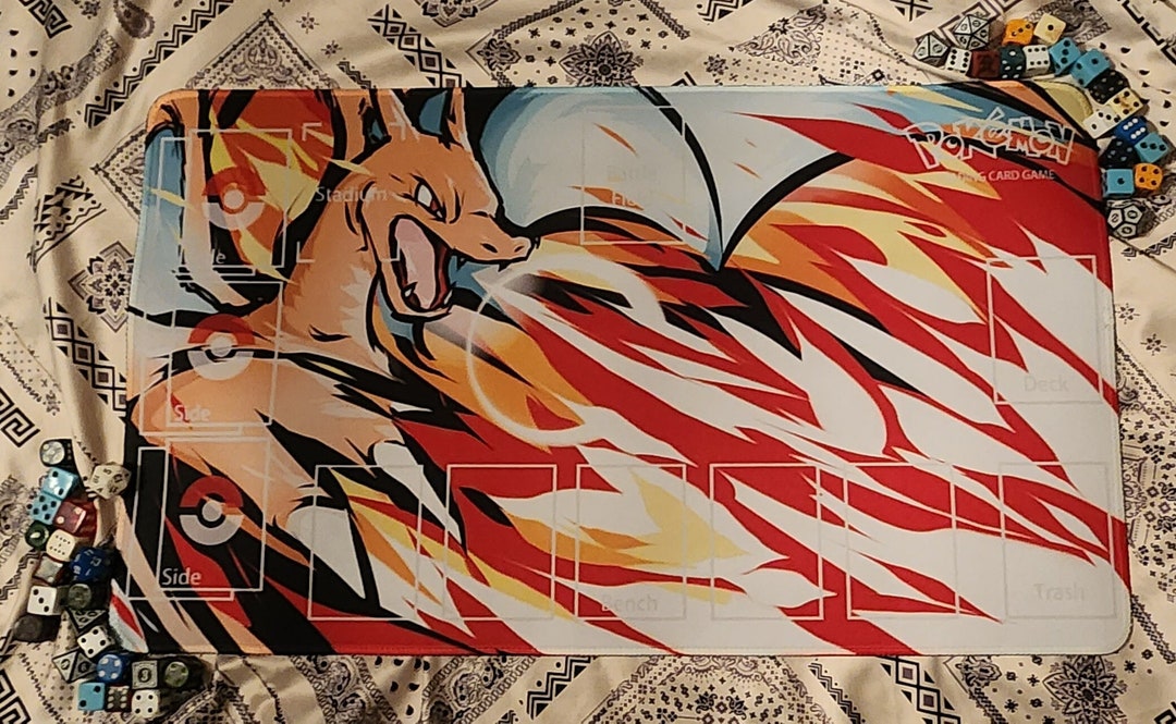 Charizard Flame Pokemon Playmat - Etsy