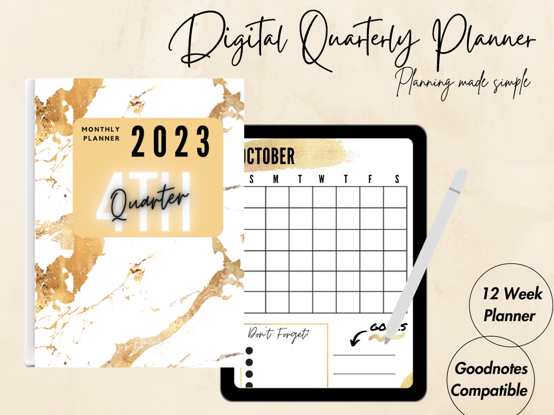 12 WEEK DIGITAL PLANNER - Etsy