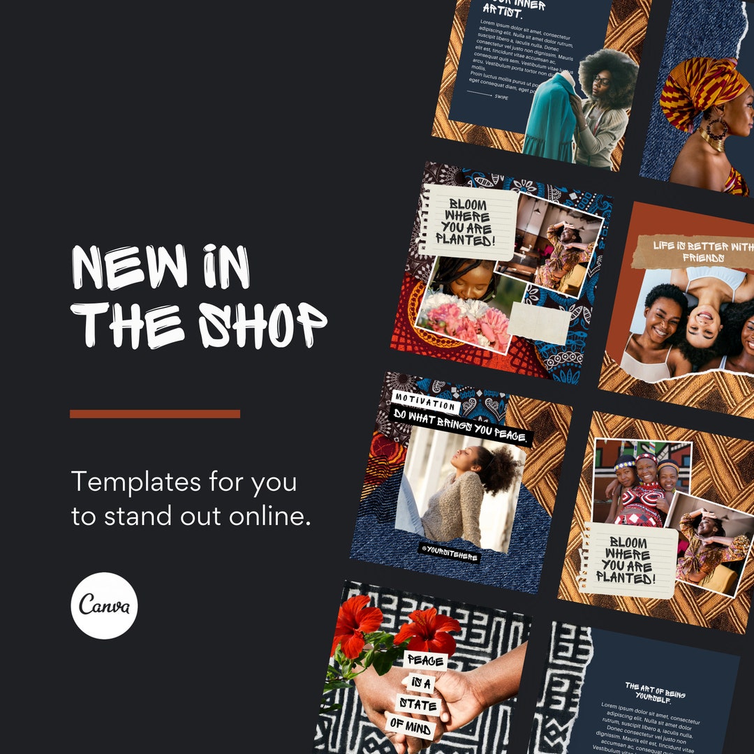 Editable Organization Canva Pro Social Media Posts for - Etsy