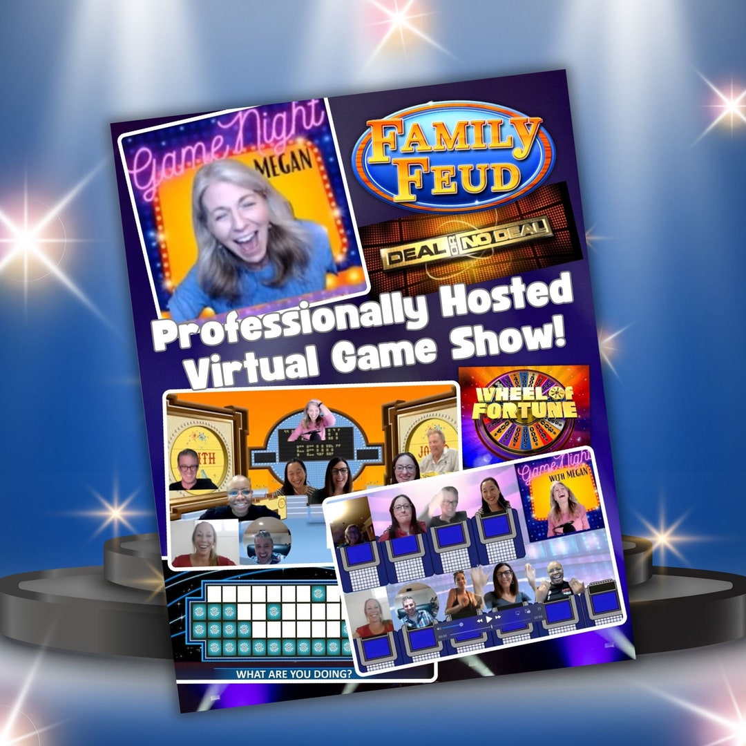 Professionally Hosted Virtual Game Show | Game Night With Family ...