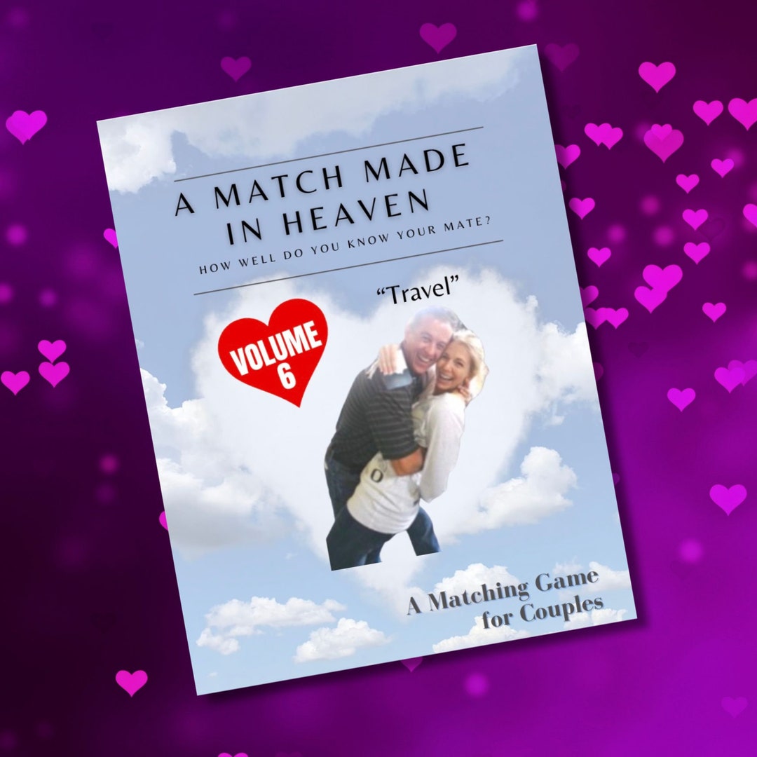 VOLUME 6: Match Made in Heaven - Printable Questions Game for Couples ...