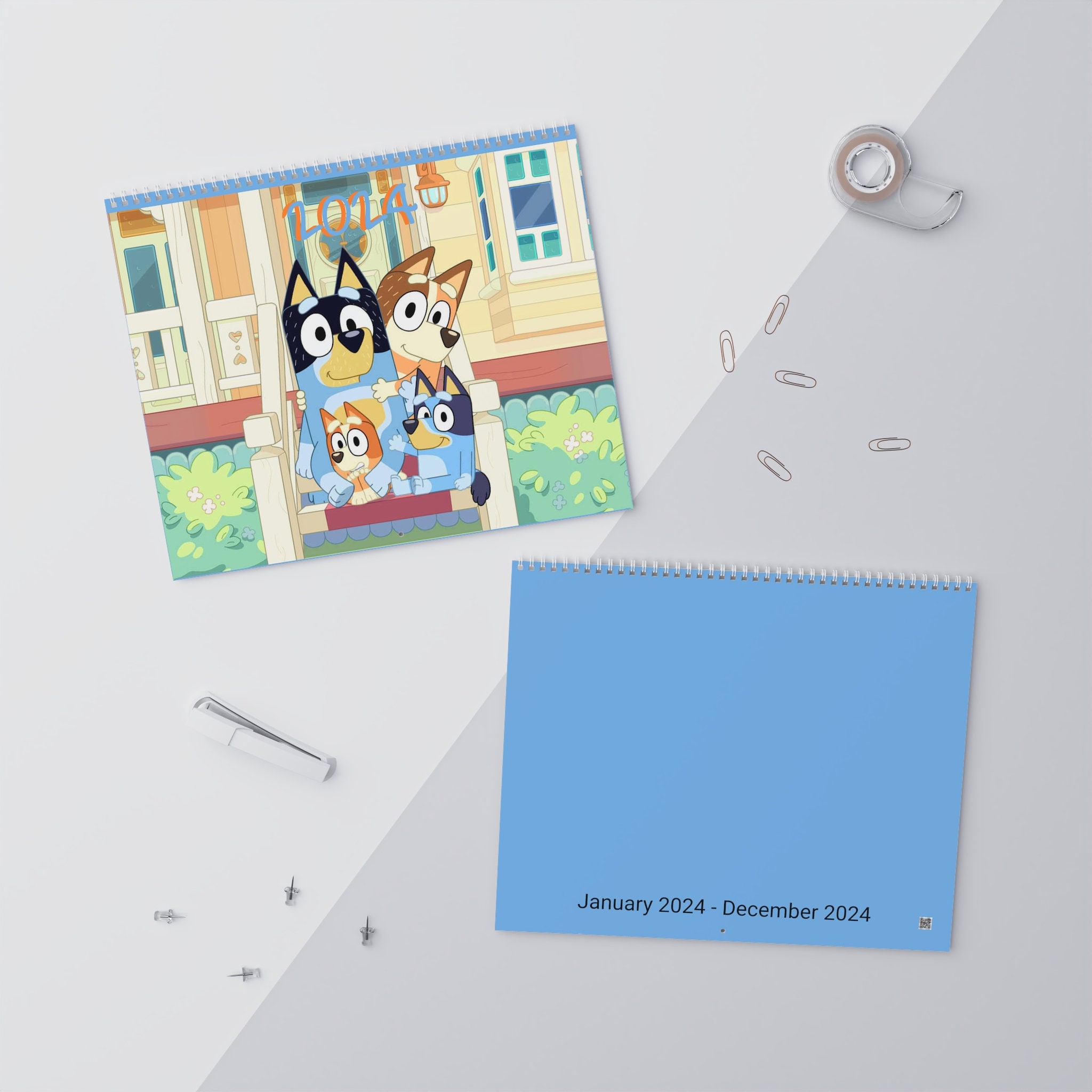 Bluey Wall Calendars 2024 - Etsy Canada
