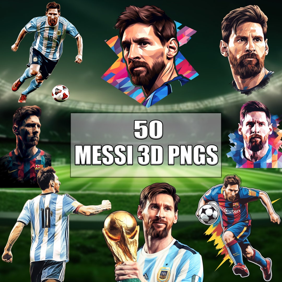 Lionel Messi Bundle 50 PNG Lionel Messi Argentina Lionel Messi Clipart ...