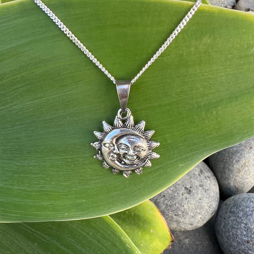 Eclipse Necklace Sterling Silver Pendant for Astronomy Lover Gift Idea ...