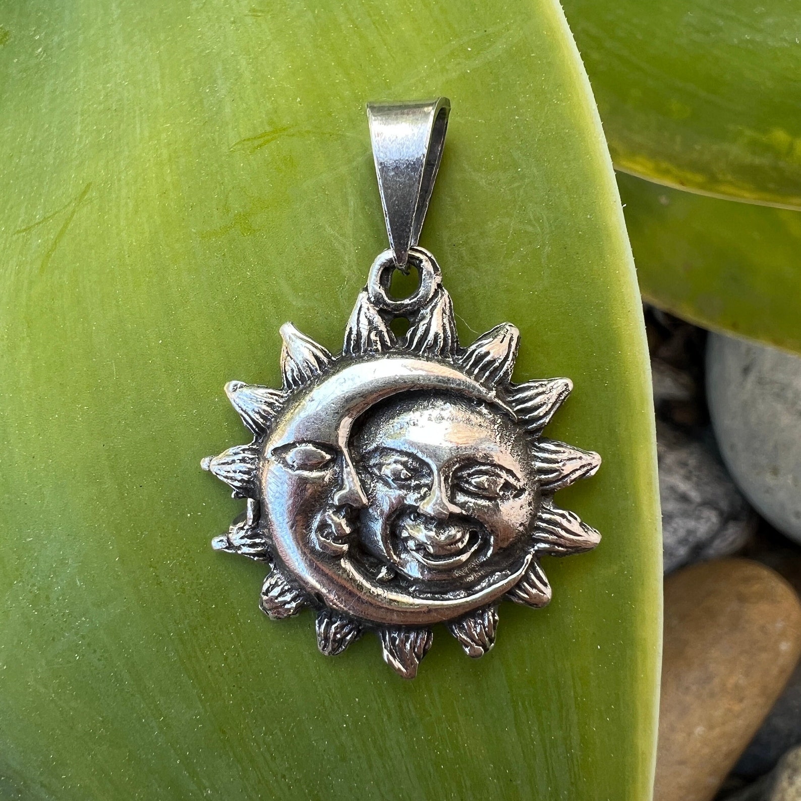 Eclipse Necklace Sterling Silver Pendant for Astronomy Lover Gift Idea ...