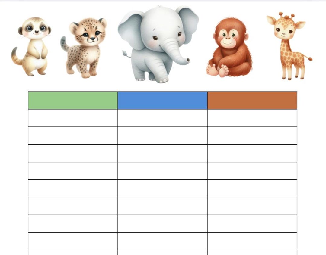 Baby Shower Sign up Sheet - Etsy