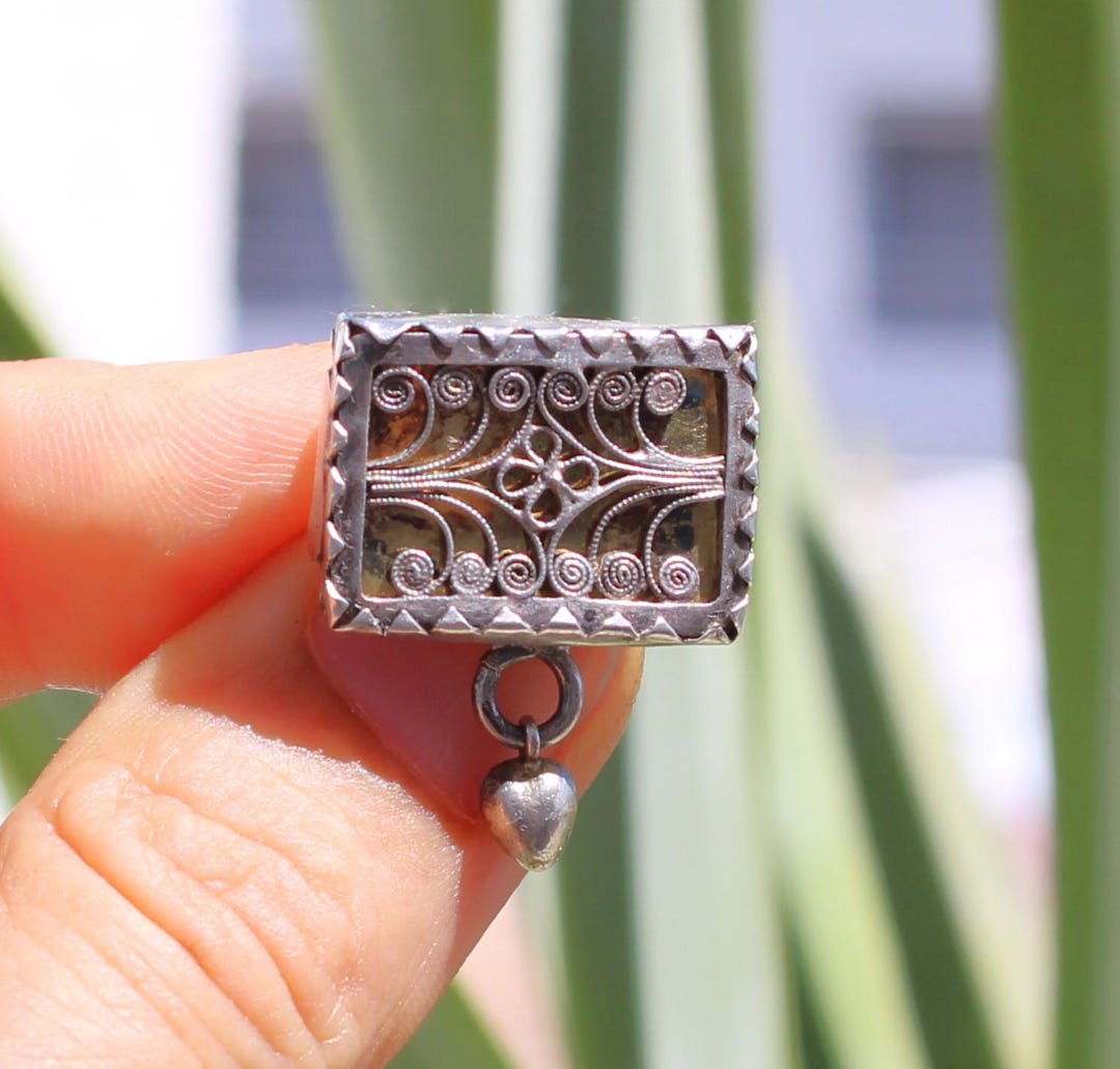 Old Swedish Folklore Silver Filigree Brooch Sweden Scandinavian Folk ...