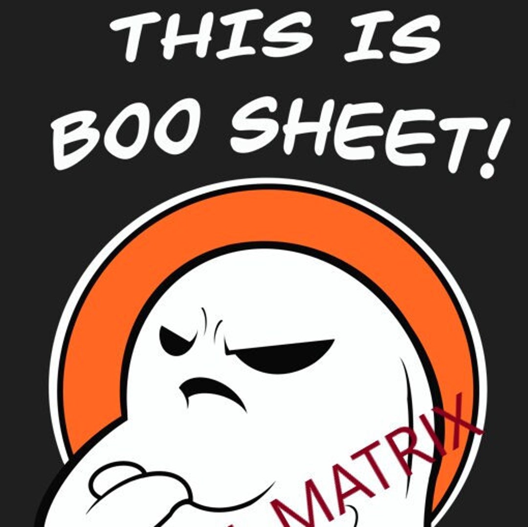 This is Boo Sheet - Digital PNG File - White Text - Etsy
