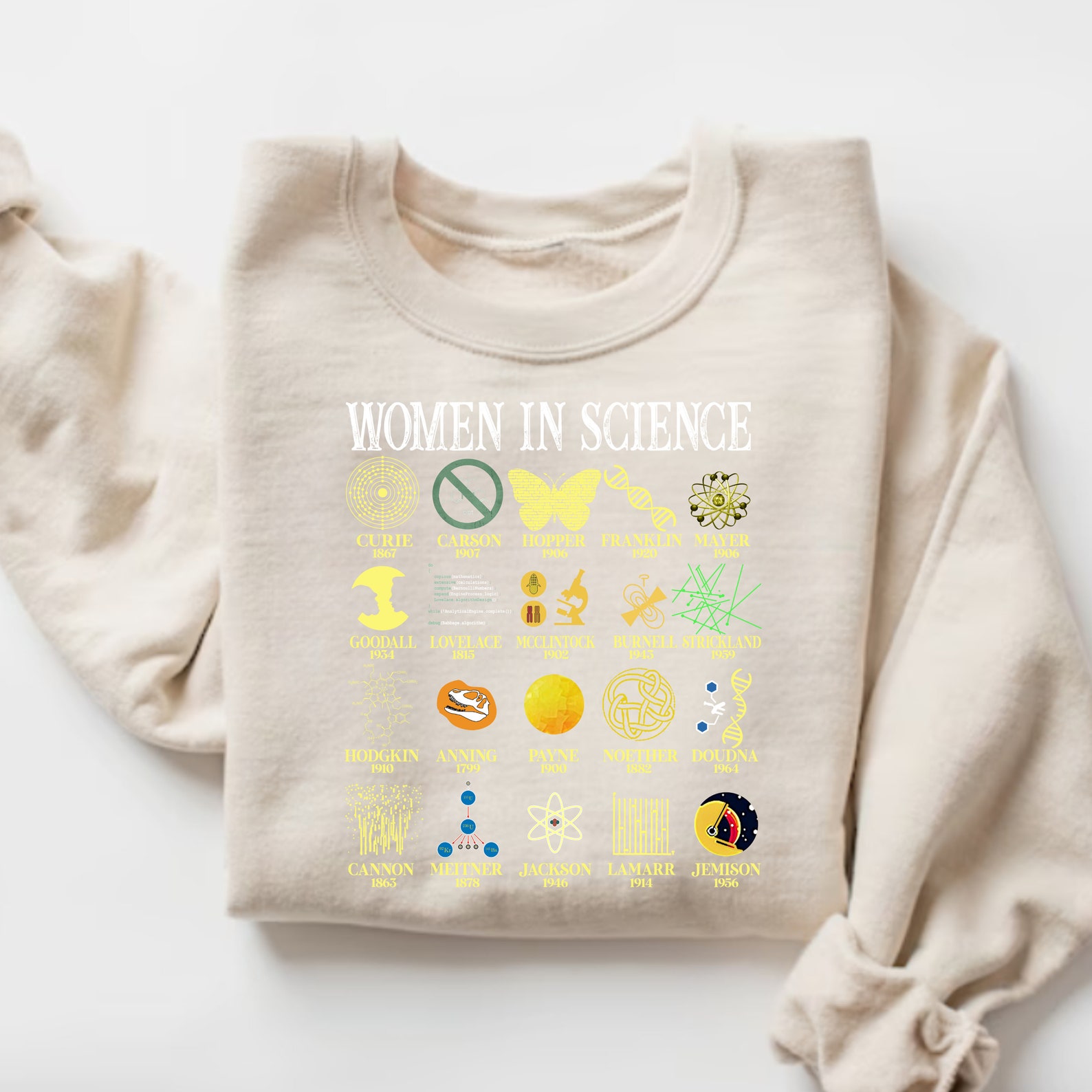 Retro Women in Science T-shirt Gift for Science Teacher Vintage Science ...