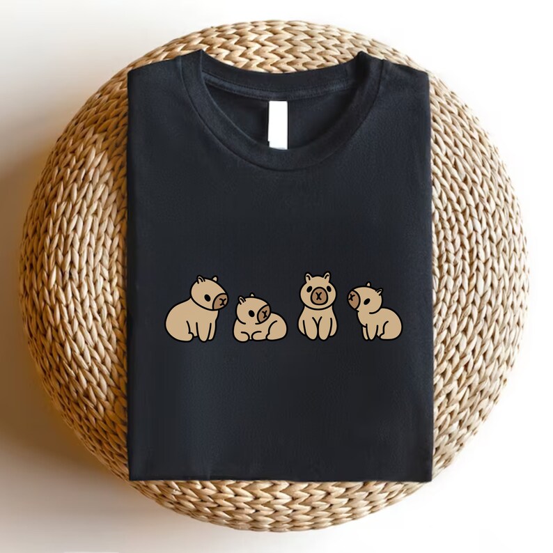 Capybara Sweatshirt, Capybara Clothing, Christmas Capybara Shirt ...