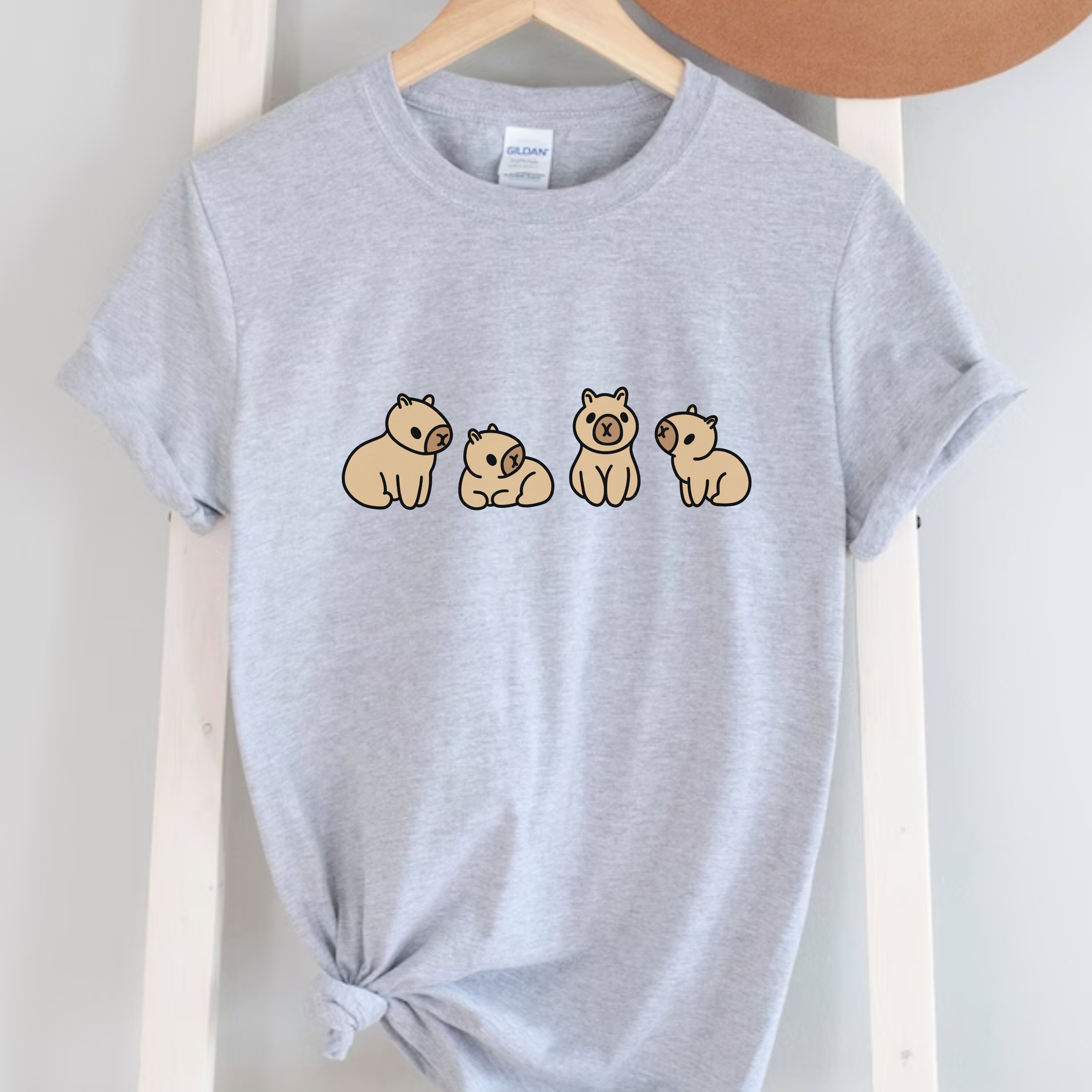 Capybara Sweatshirt, Capybara Clothing, Christmas Capybara Shirt ...