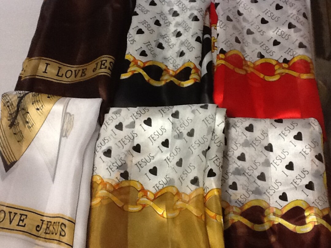 6 I Love Jesus Scarves - Etsy