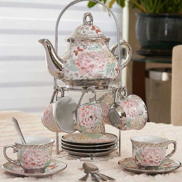Porcelain Tea Pot - Etsy