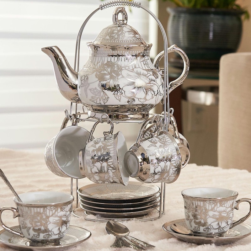 European Silver Teapot - Etsy