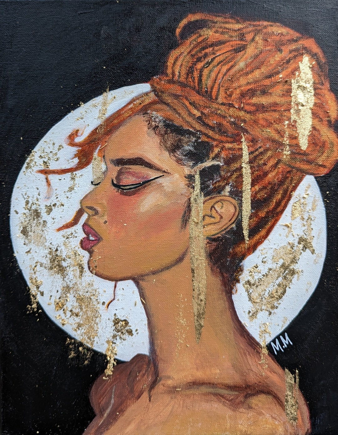 Goldie Locs Art Print - Etsy