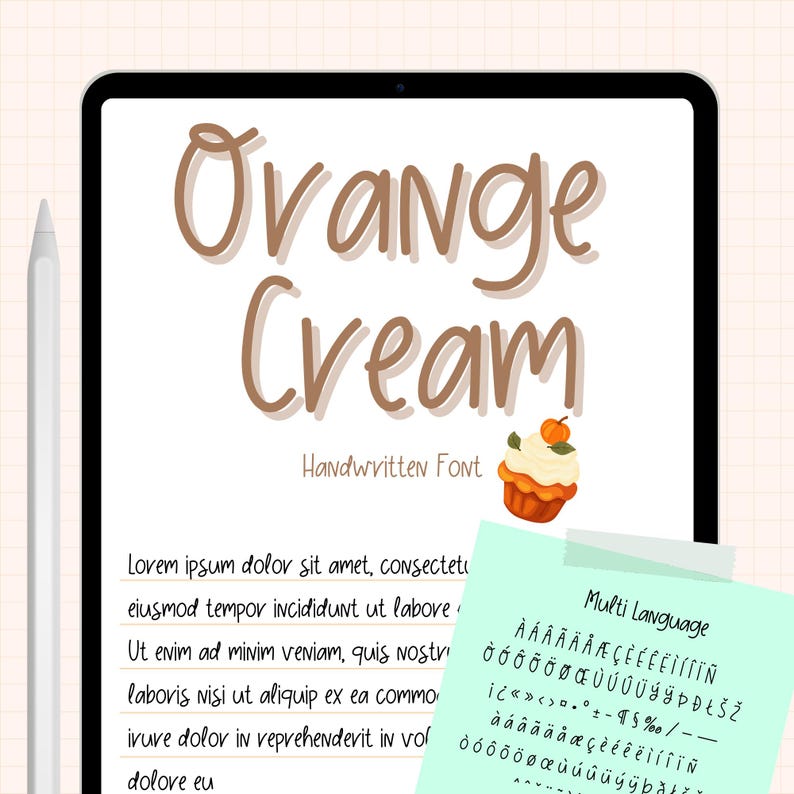 Handwriting Fonts, Neat Handwritten Fonts, Goodnotes Fonts, Digital ...