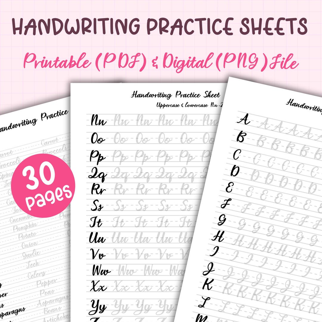 Cursive Handwriting Practice Sheets, Neat Handwriting Practice Sheets ...