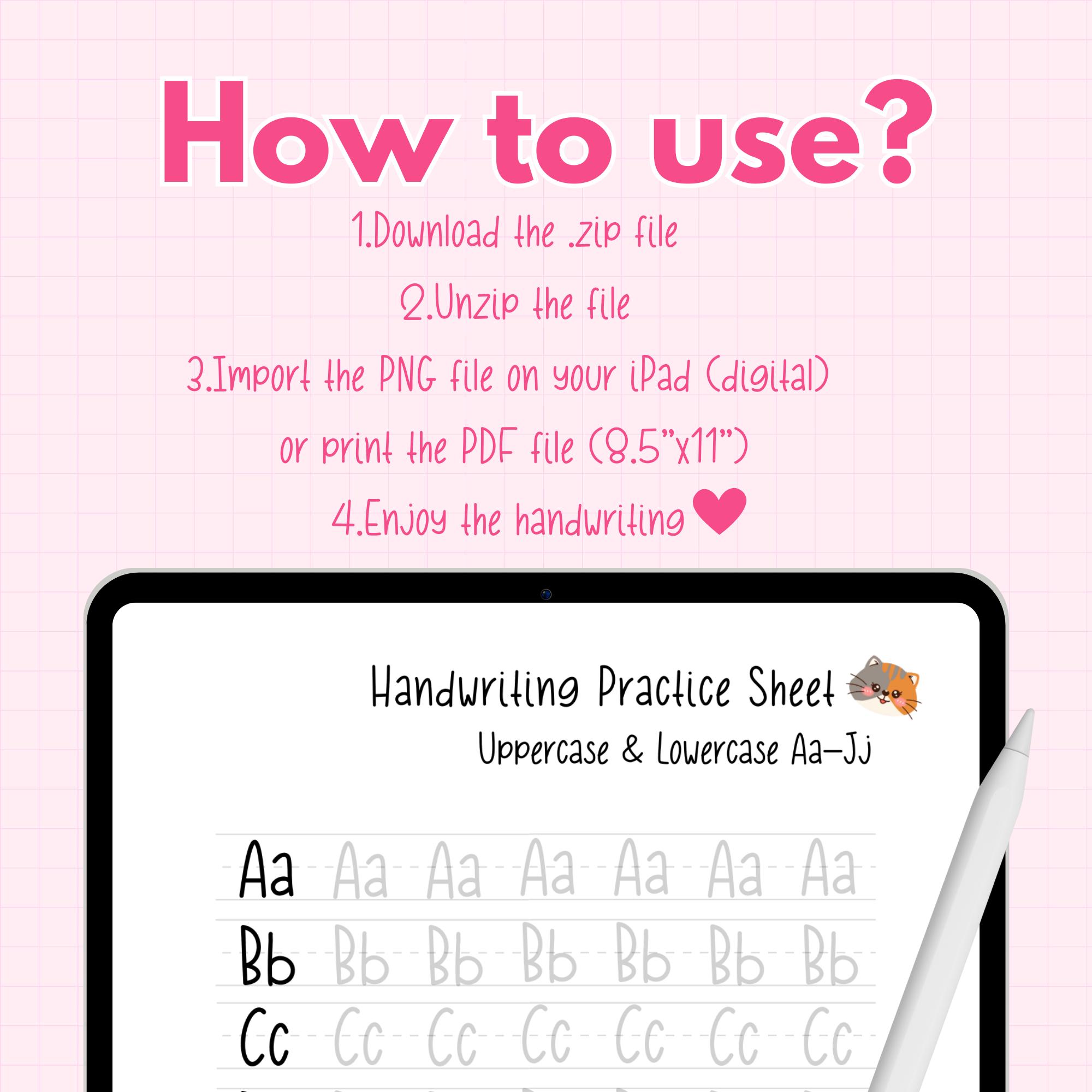 Neat Handwriting Practice Sheet,printable Handwriting Worksheets ...