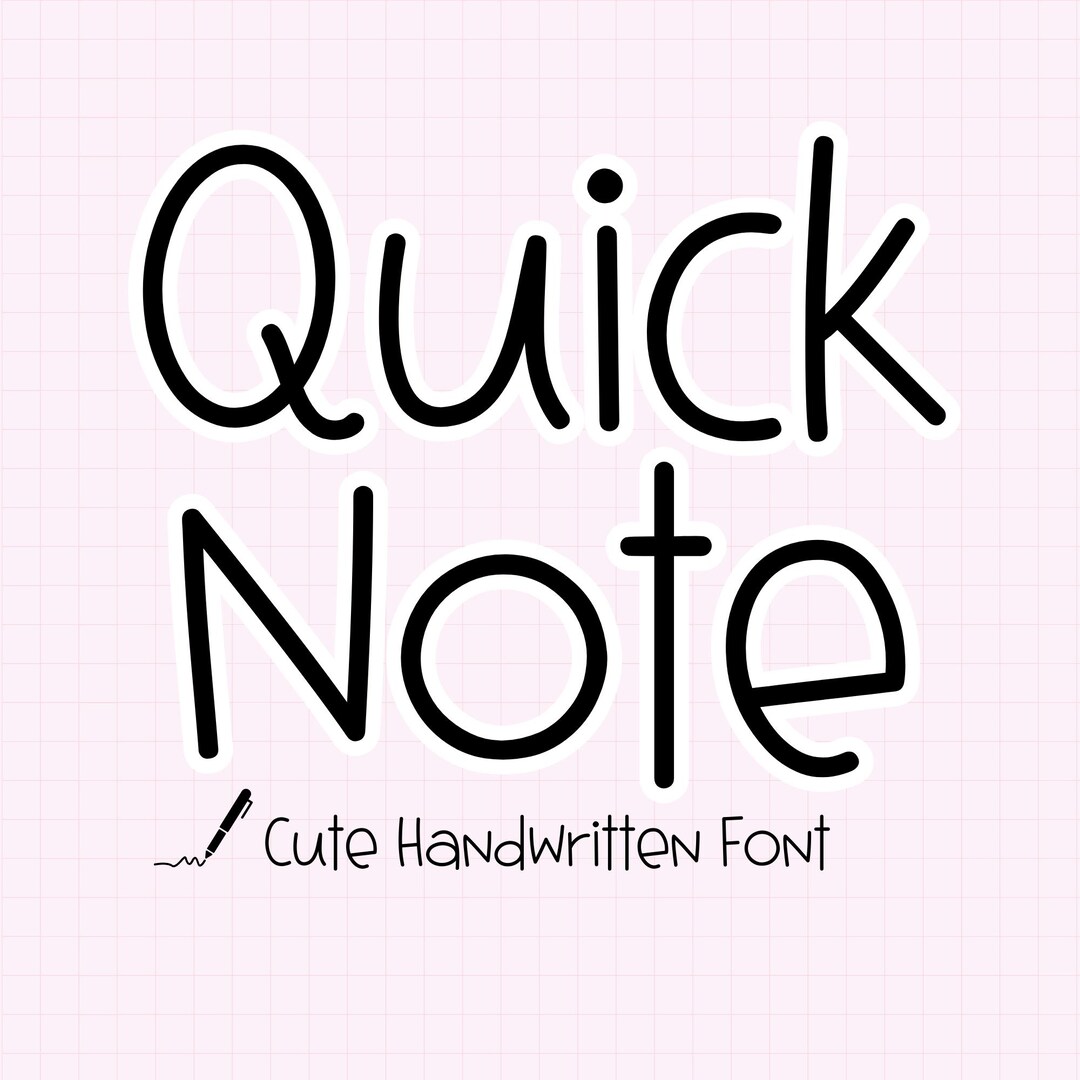 Handwriting Fonts, Neat Handwritten Fonts, Goodnotes Fonts, Digital ...